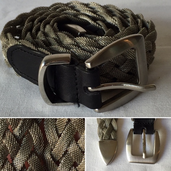 Vintage | Accessories | Vintage Silver Metal Mesh Braided Belt | Poshmark